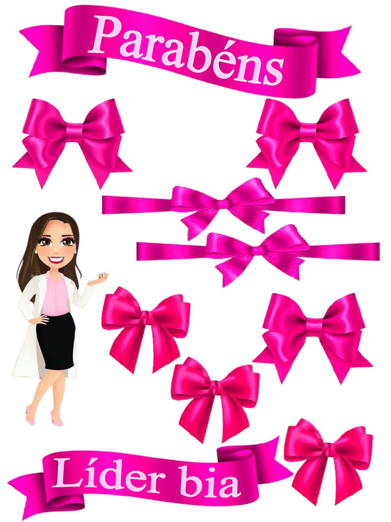 Topper Rosa Com Laços | PDF