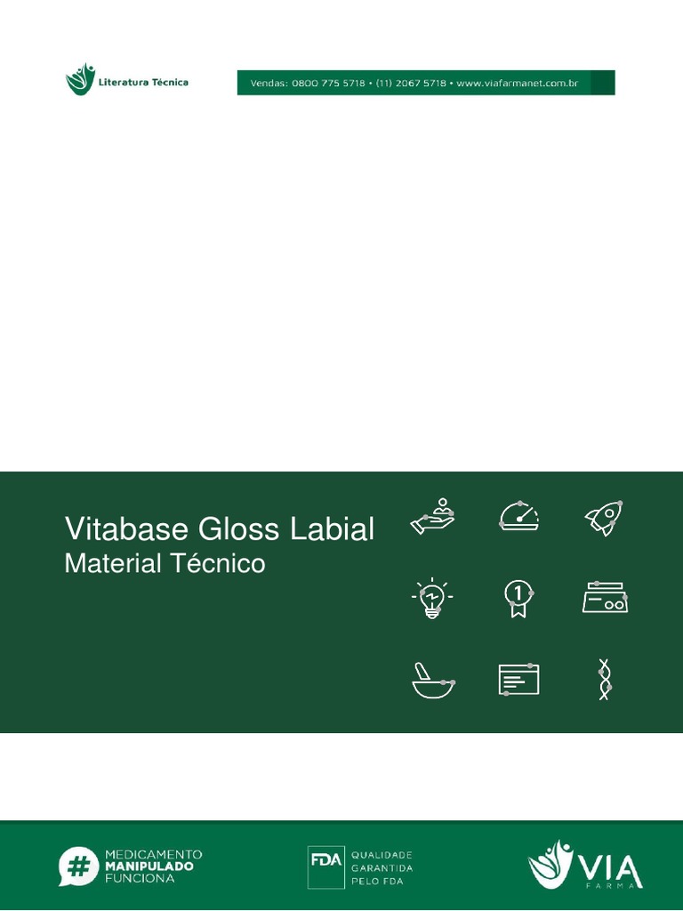 Vitabase Gloss | PDF | Farmacêutico | Química