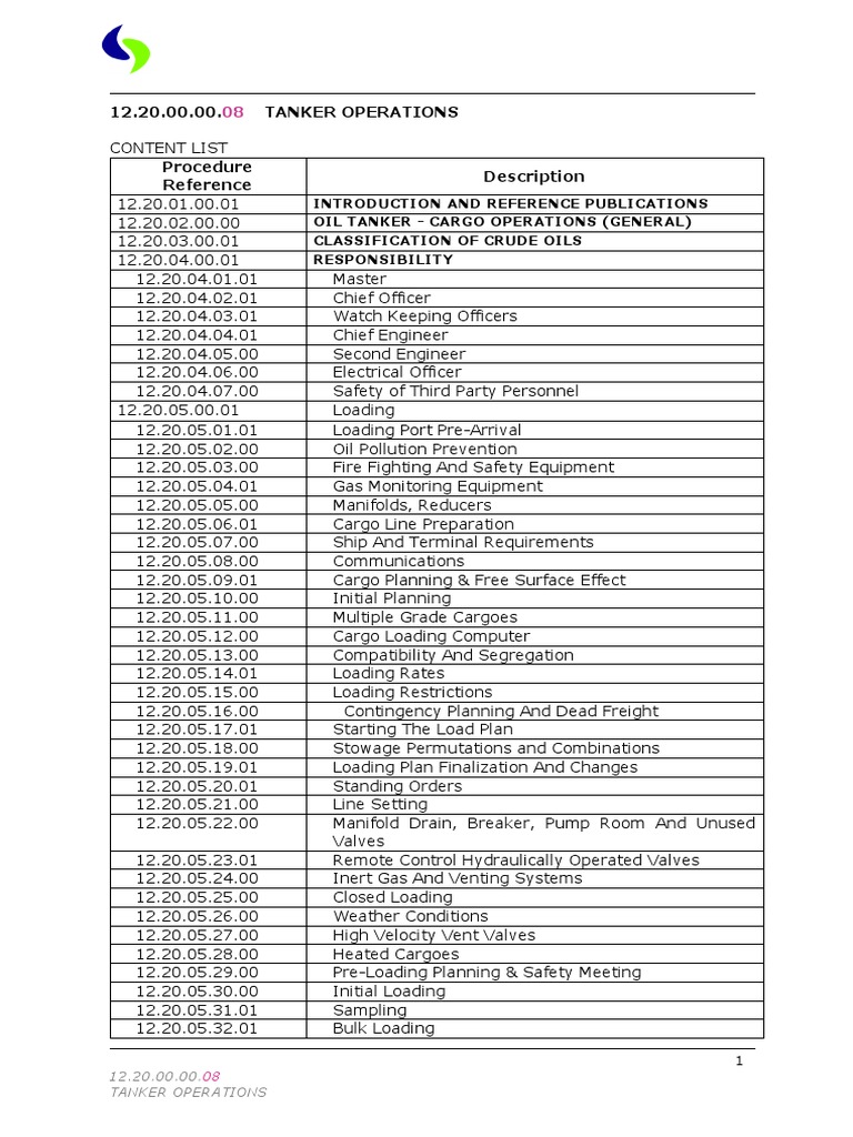 Tanker Operations | PDF | Hydrocarbons | Oil Tanker