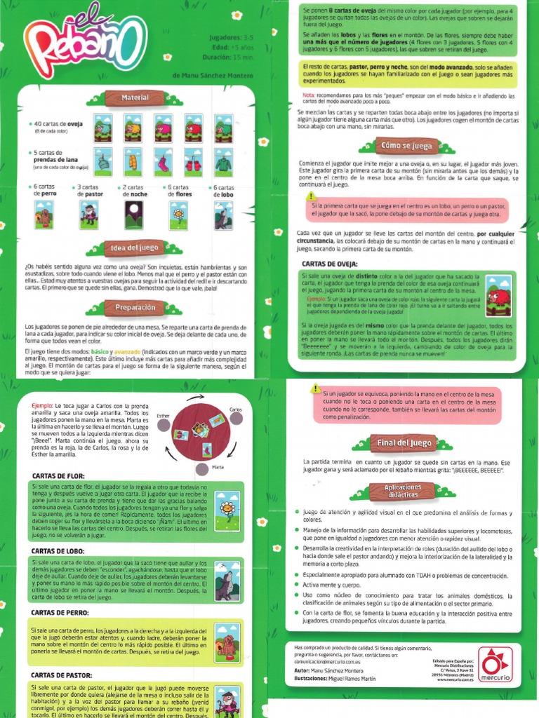 El Rebano Reglas Del Juego1 - Compressed | PDF