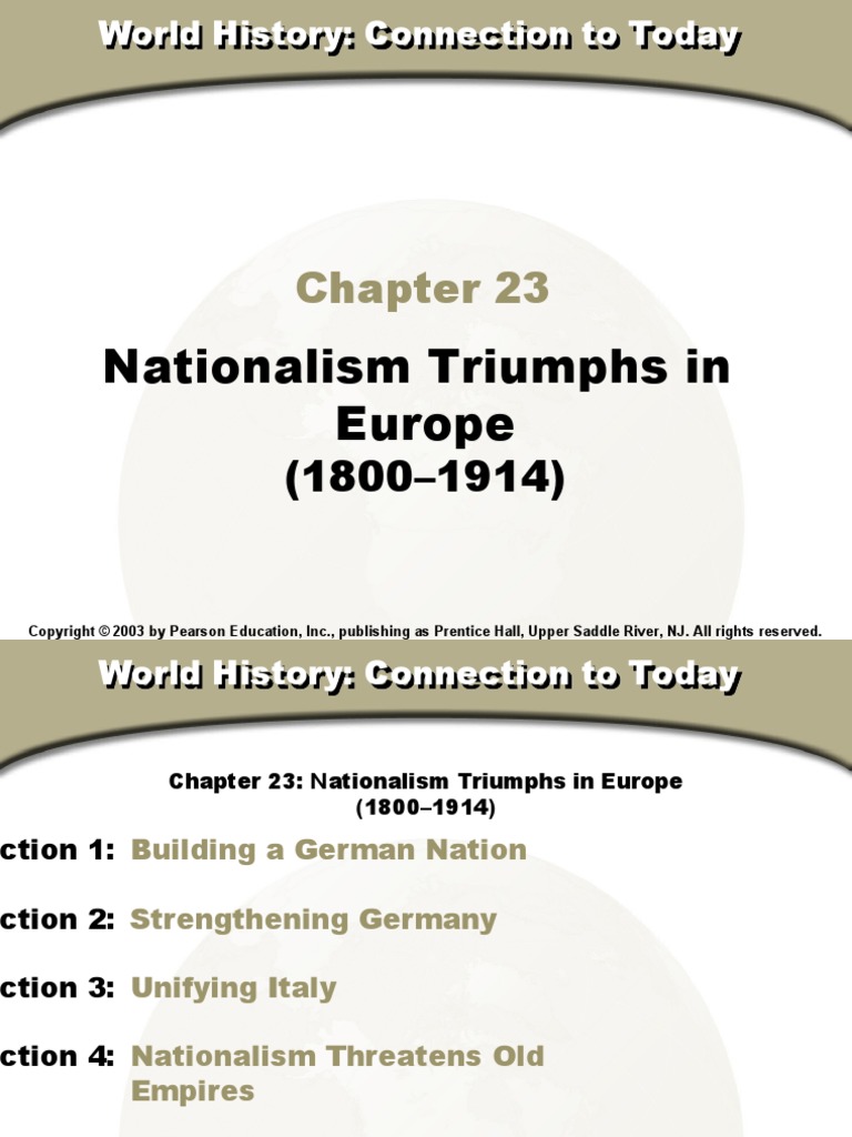23 Nationalism Triumphsin Europepp | PDF | German Empire | Otto Von ...