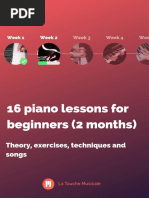 Keyboard Lessons For Beginners | PDF | Clef | Chord (Music)