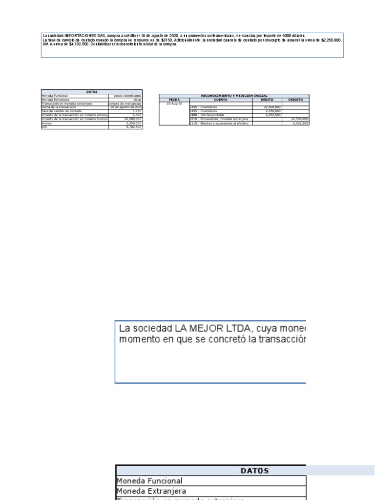 Ejemplos Moneda Extranjera-2 | PDF | Tipo de cambio | Moneda