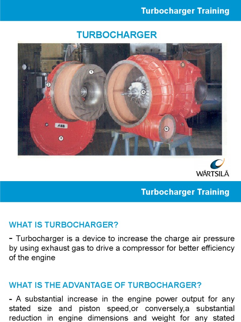 Wartsila Turbocharger | PDF | Turbocharger | Turbine