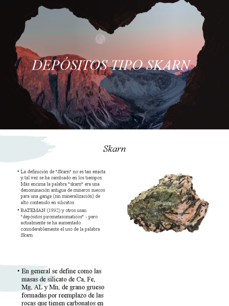 Depósitos Tipo Skarn | PDF | Magma | Roca (geología)