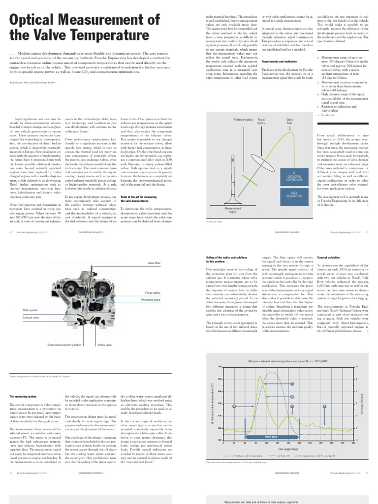 Optical Measurement of the Valve Temperature - A Precise Measuring ...