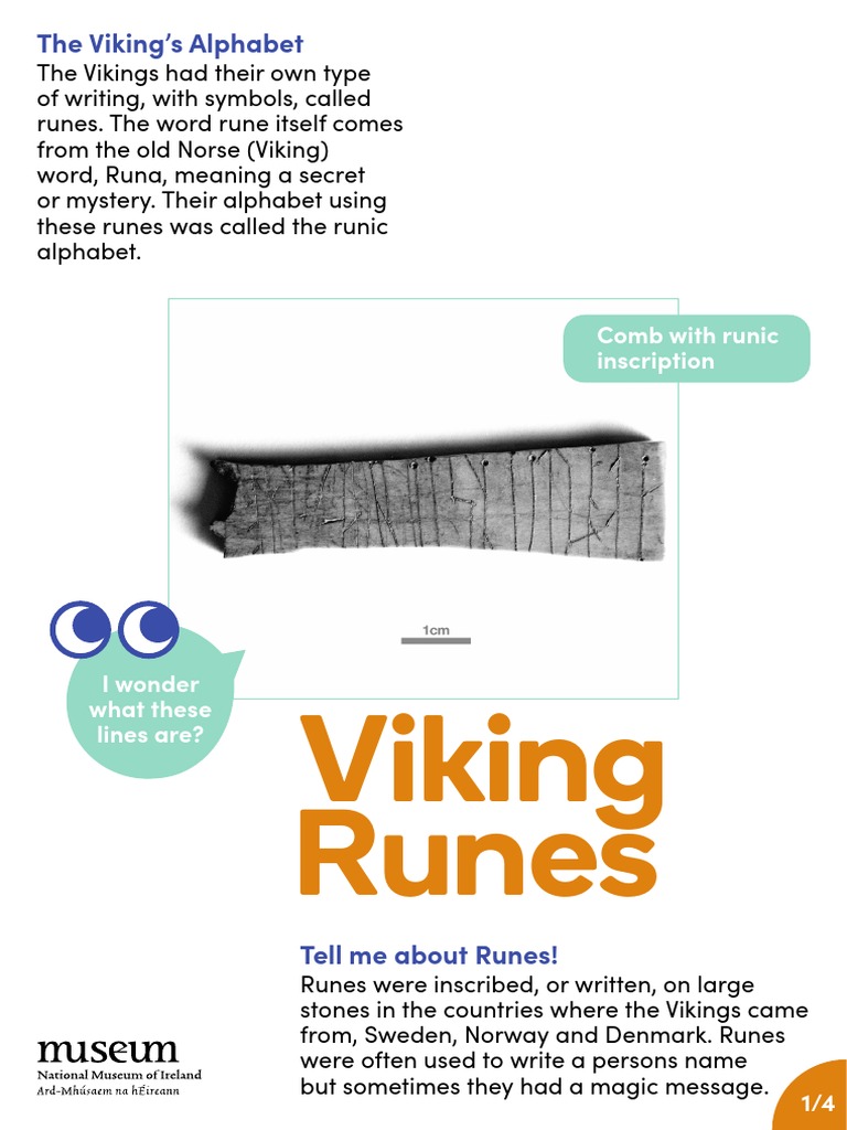 Viking Runes (Inglés) (Artículo) Autor National Museum of Ireland | PDF ...