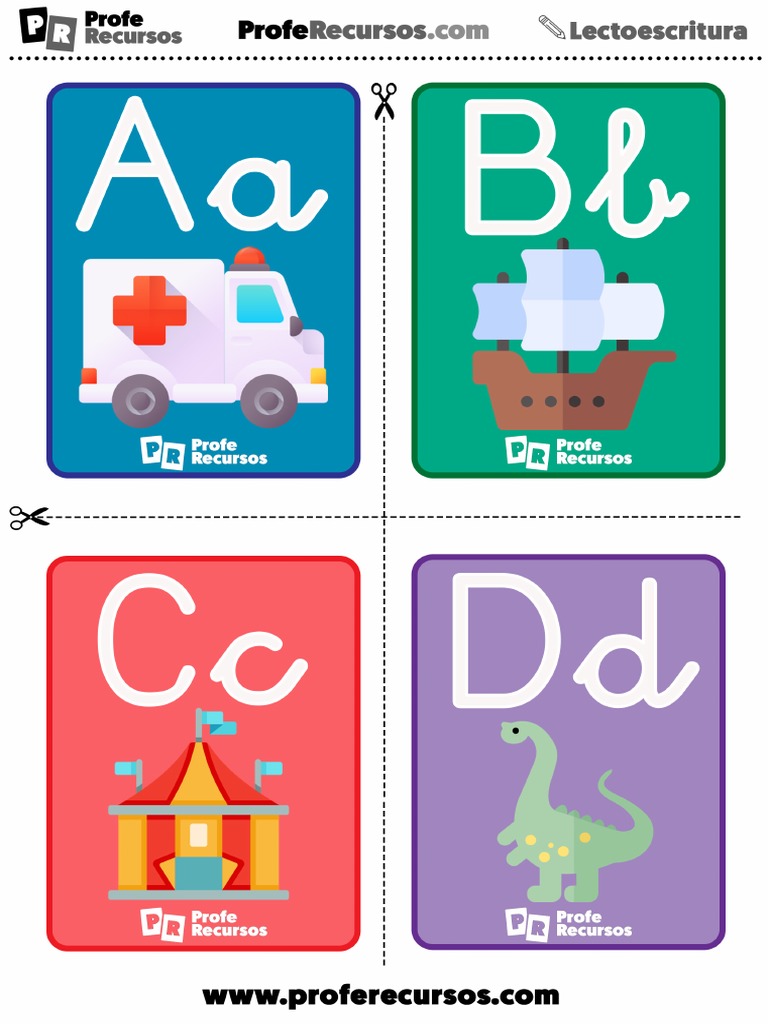 Tarjetas Abecedario | PDF