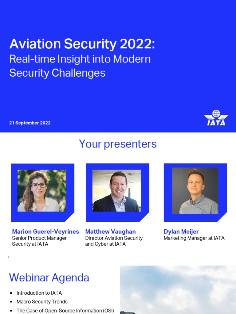 IATA Security Presentation AVSEC Insight | Download Free PDF | Risk ...