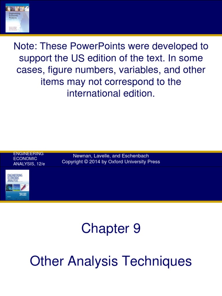 Minggu 8 Chapter 09 Other Analysis Techniques - 12e XE - Rev | Download Free PDF | Cost–Benefit ...