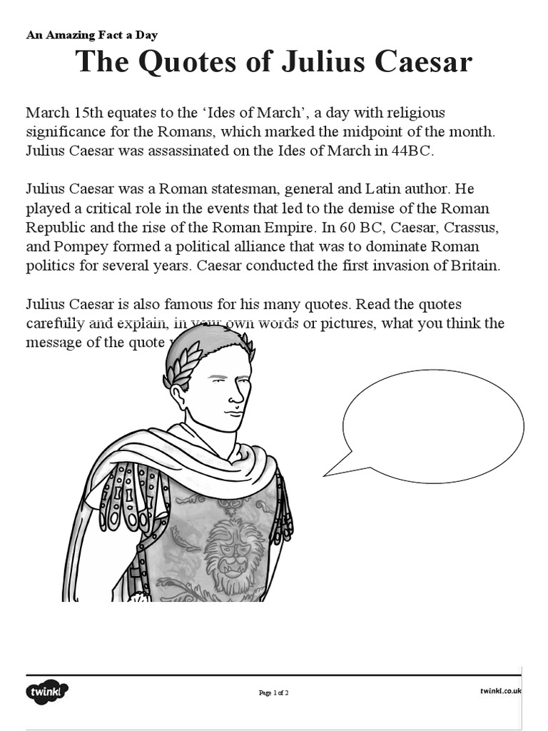 The Life and Quotes of Julius Caesar: A Leader Who Shaped Roman History ...