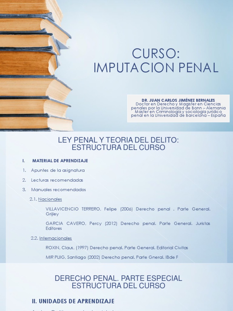 Imputacion | PDF | Derecho penal | Intención (Derecho Penal)