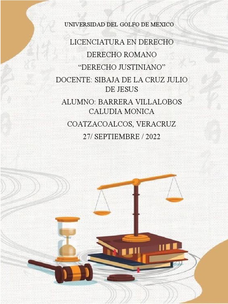Derecho Justiniano | PDF | Justiniano I | imperio Bizantino