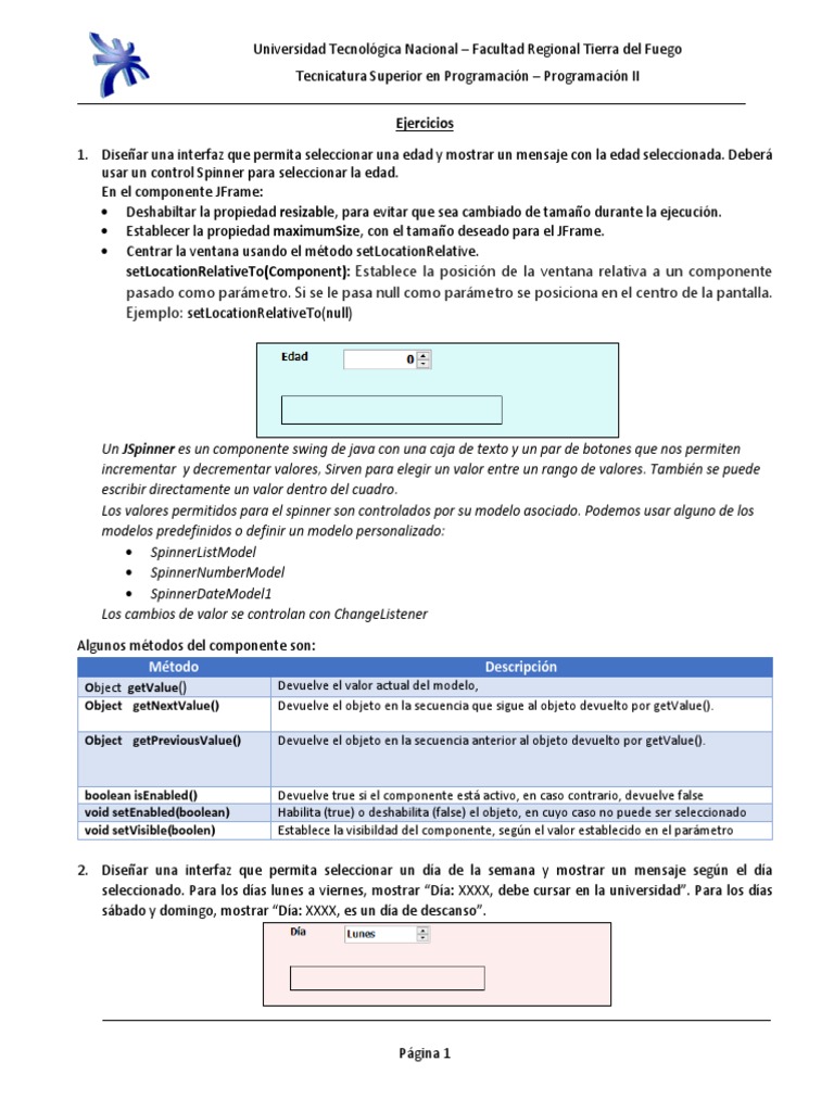 Practica3 GUI | PDF | Objeto (informática) | Java (lenguaje de ...
