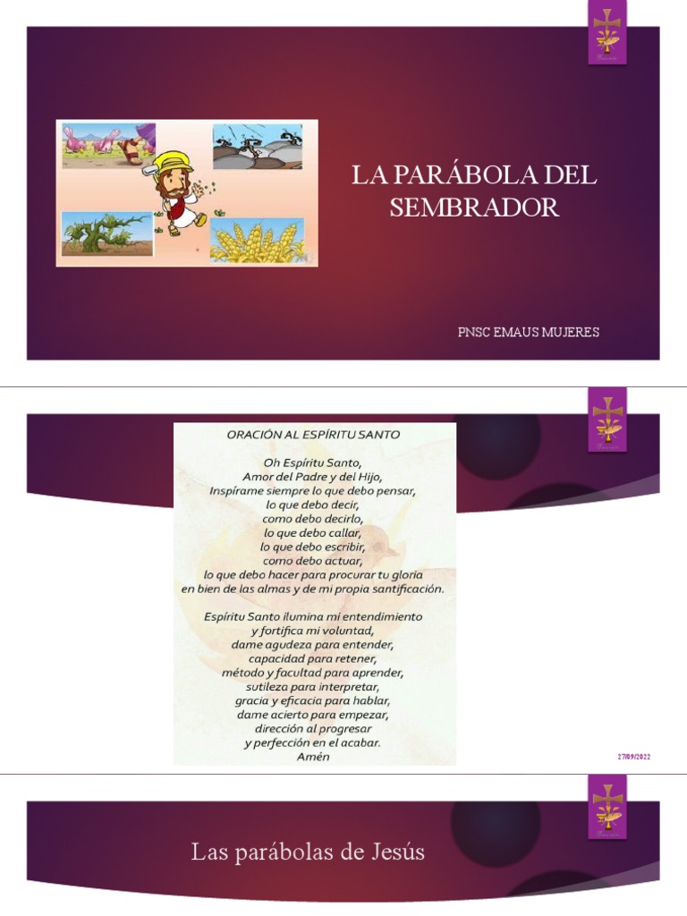 La Parábola Del Sembrador | PDF | Jesús | Fe