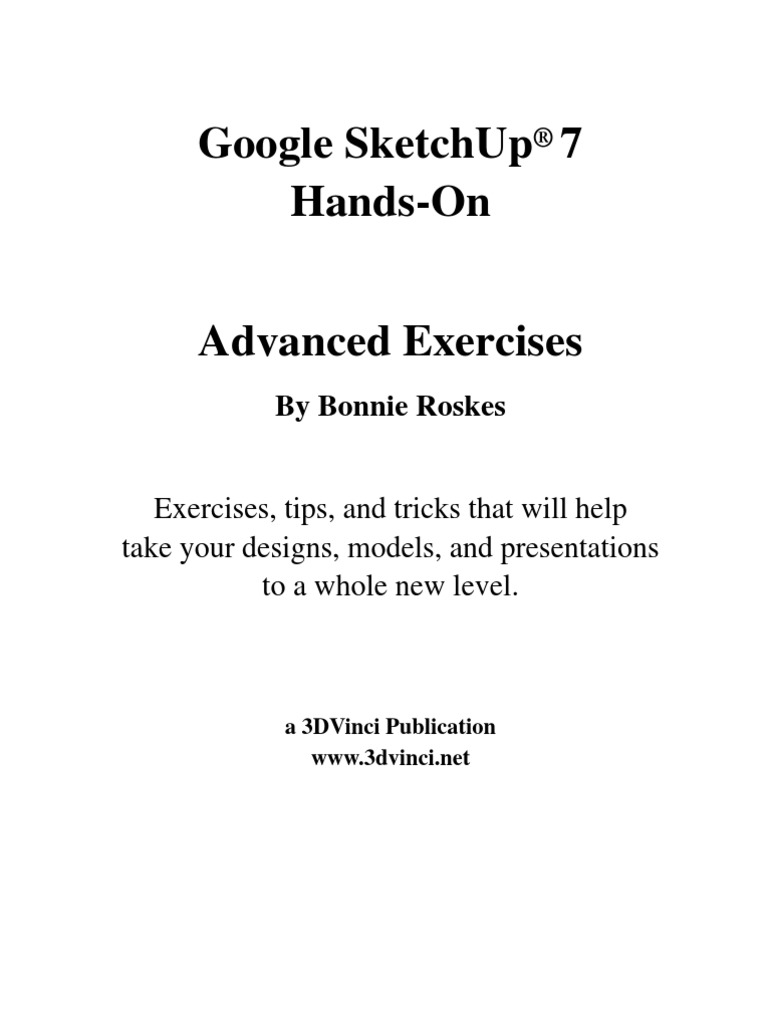 Google Sketchup Tutorial | PDF | Window | Texture Mapping