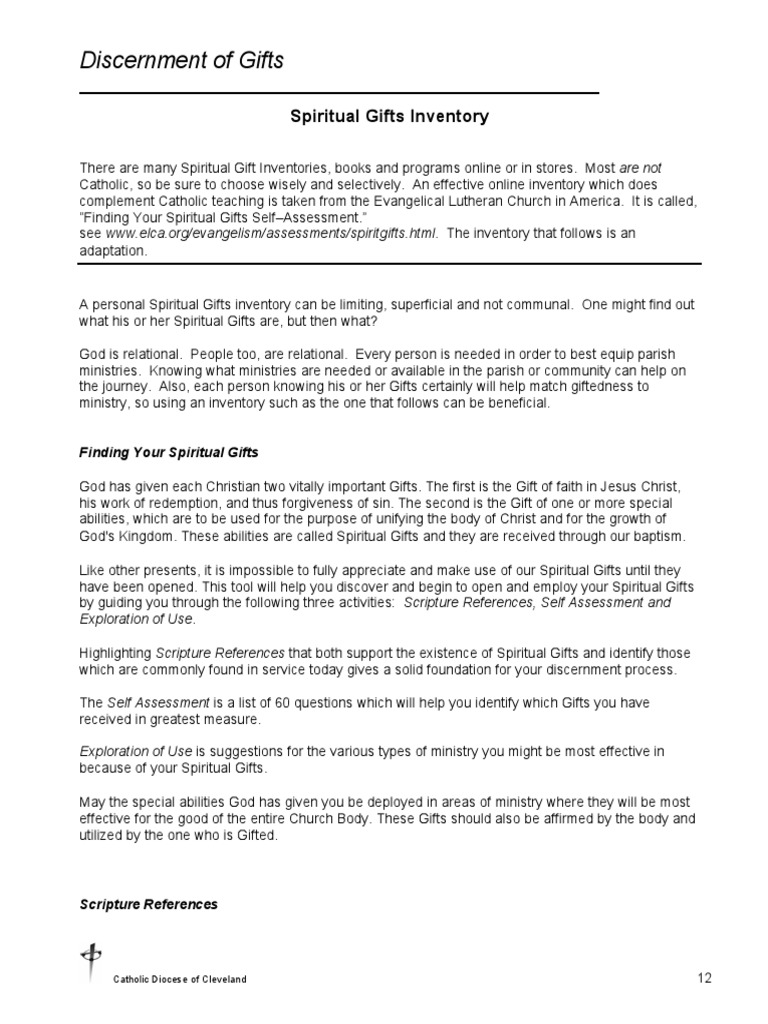 SHARED - Spiritual-Gifts-Inventory-Assessment-Diocese-of-Cleveland-ICSC ...