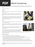 Scaffold Handover Certificate | PDF | Scaffolding