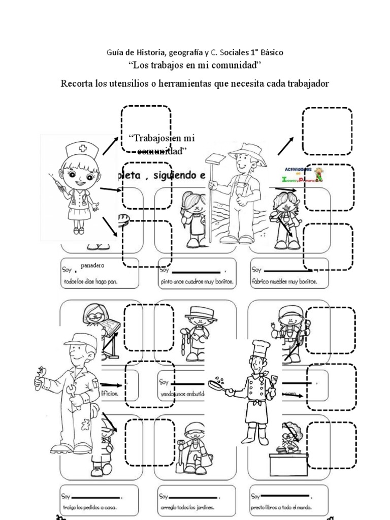 Trabajos en mi Comunidad para Niños | PDF | Ciencias sociales | Hogar ...