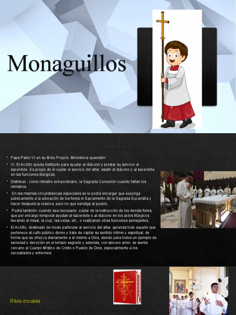 El Papel Y Funciones Del Acólito Y El Monaguillo En La Liturgia Pdf Eucaristía Sacerdote