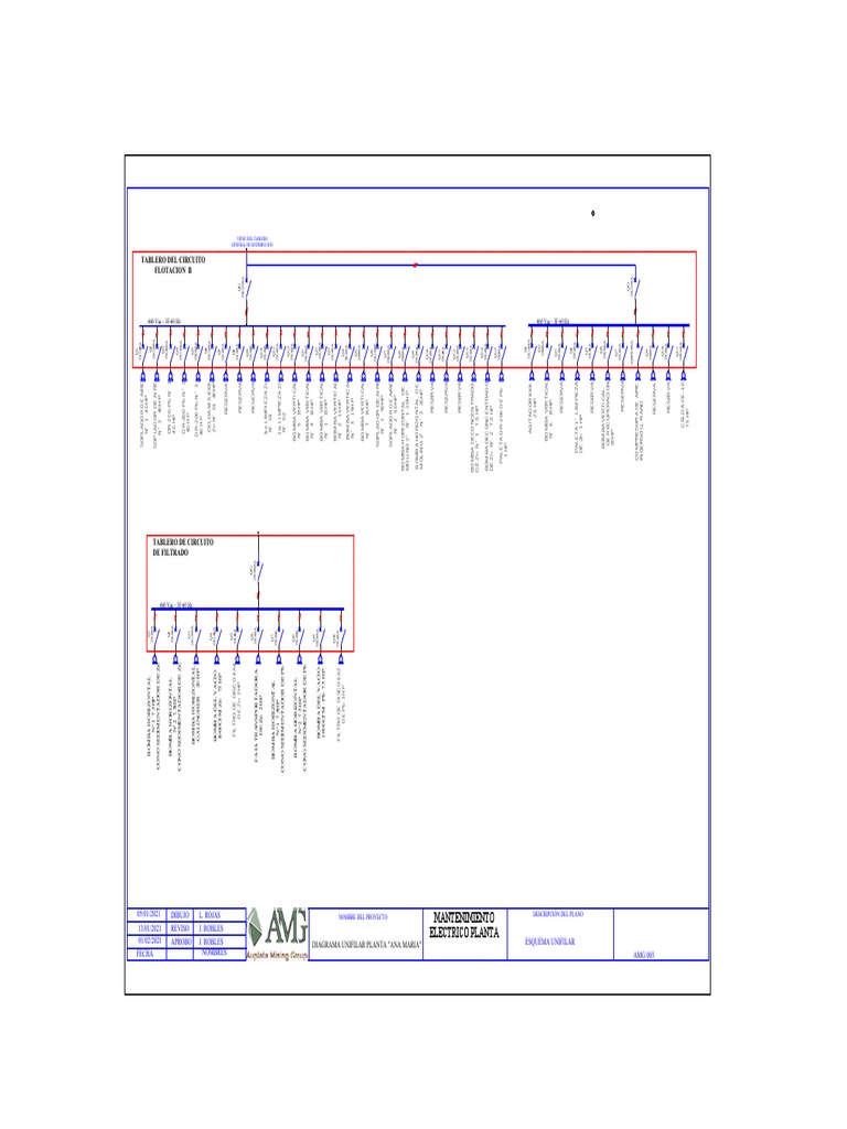 Diagrama Unifilar Planta Ana María | PDF