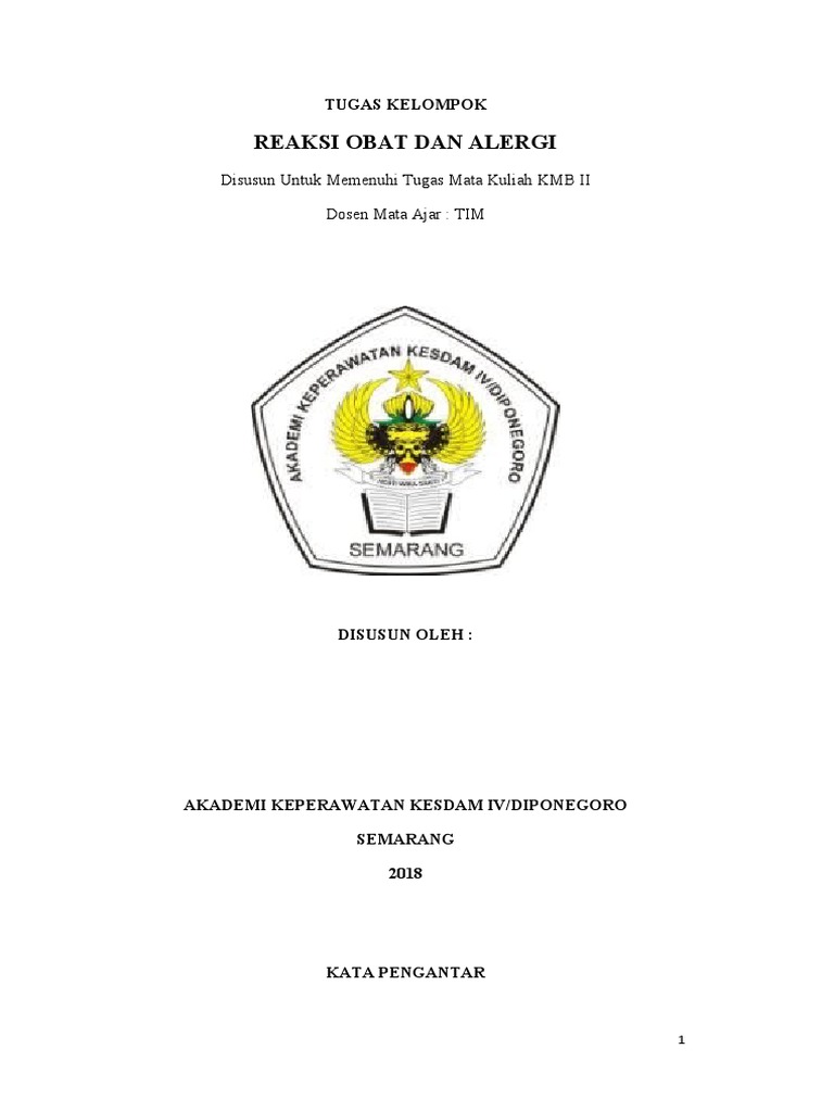 Reaksi Obat Dan Alergi | PDF | Kesehatan Holistik