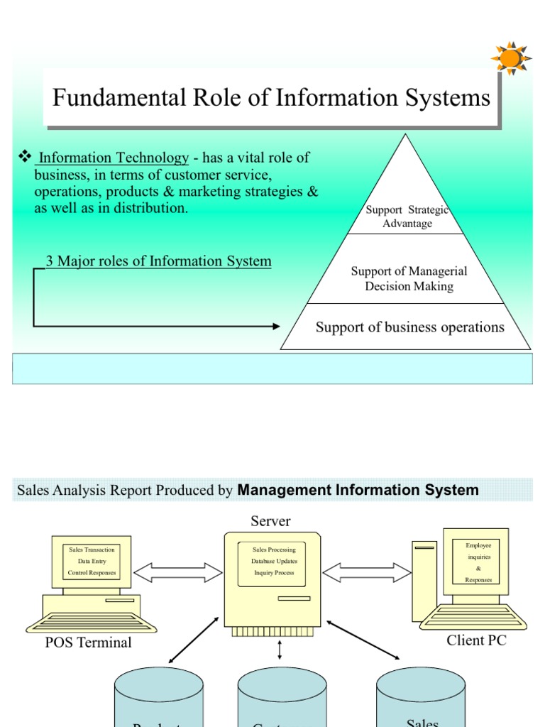 Fundamental Role of Information Systems | PDF
