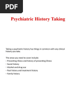 Psychiatric History Taking Checklist | PDF | Mental Disorder | Major ...
