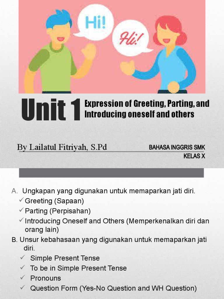 Unit 1 Introducing Oneself and Others Part 1 | PDF | Languages | Foreign Language Studies