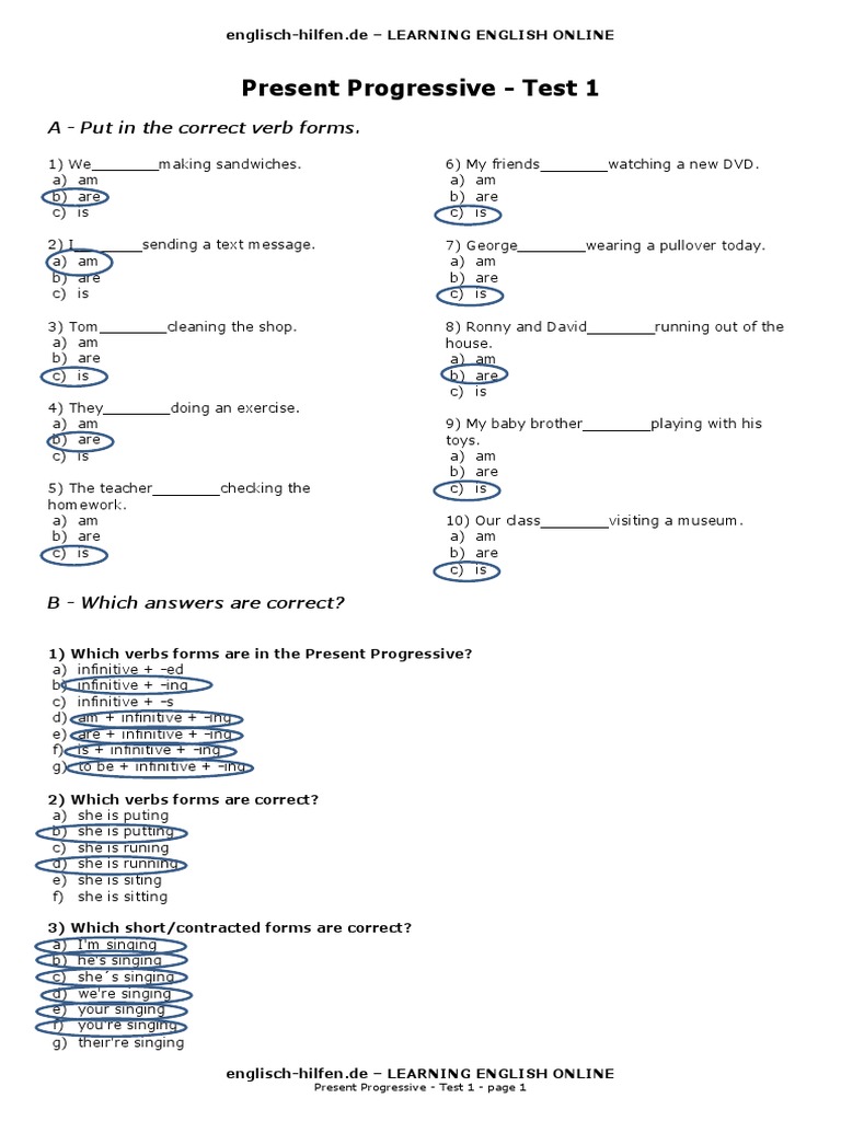 Mastering the Present and Past Progressive Tenses: A Comprehensive ...