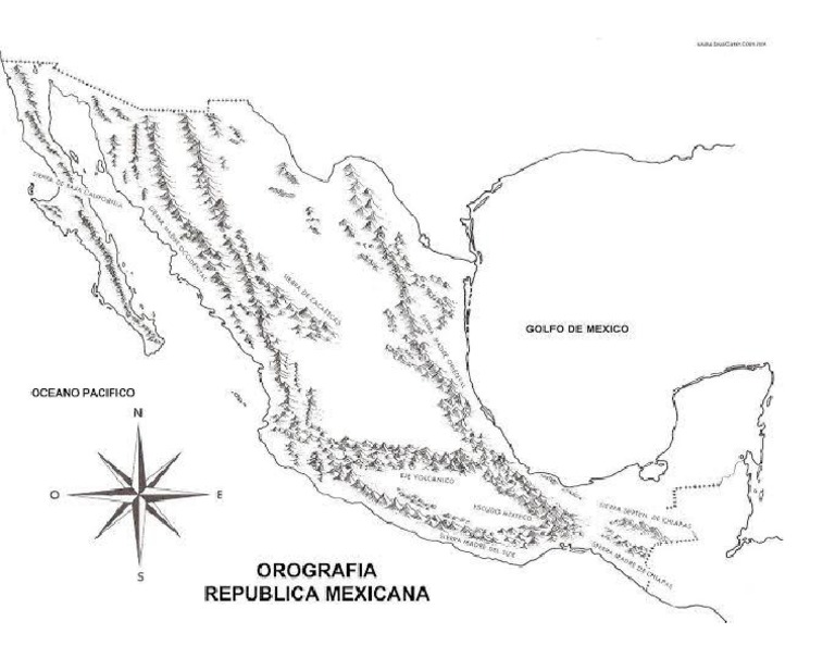 Mapa Orografico Rep Mex | PDF