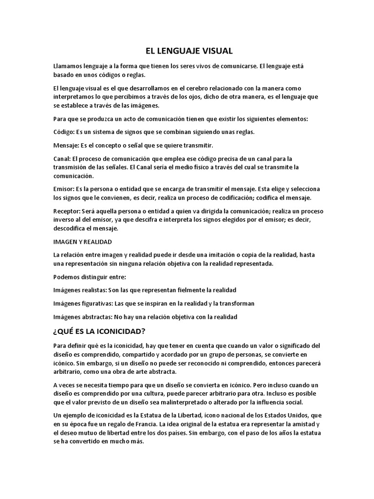 Elementos Del Lenguaje Visual | PDF | Comunicación | Póster