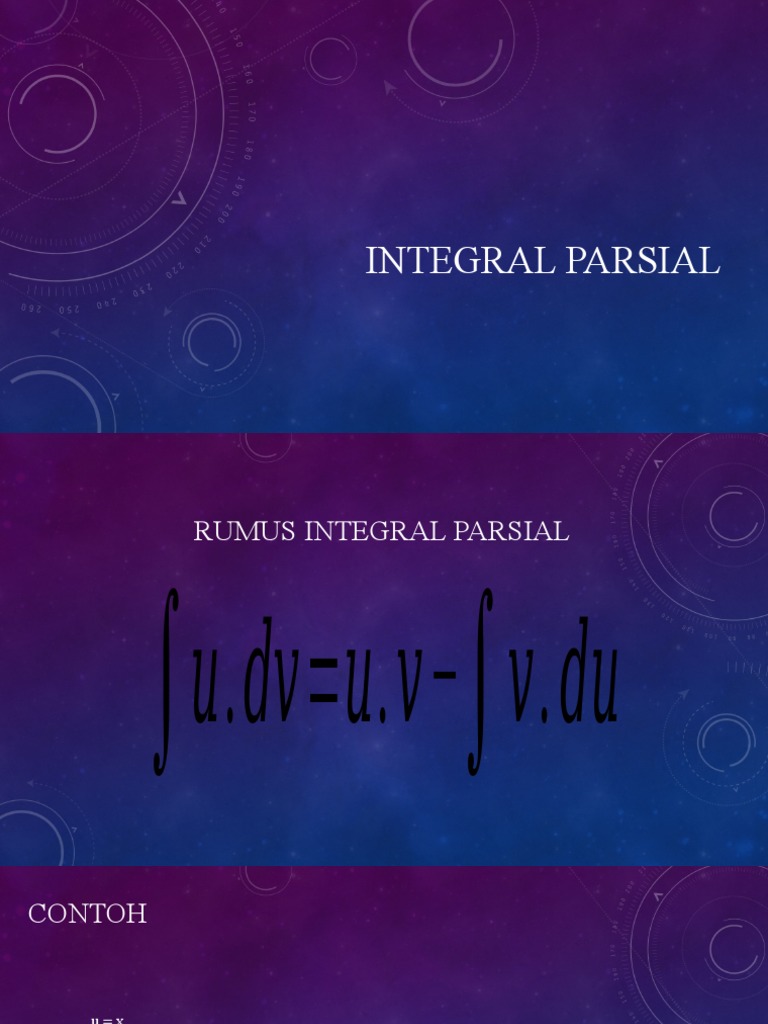 Integral Parsial: Rumus dan Contoh | PDF