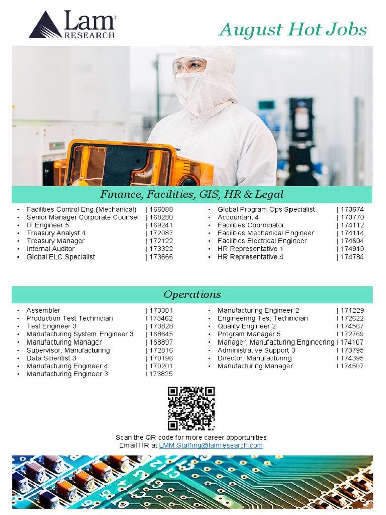 Lam Research August 2022 - 1 | PDF | Technology & Engineering