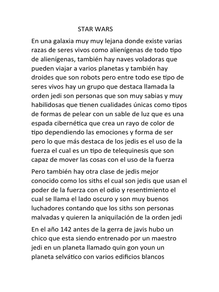 Star Wars | PDF | Jedi