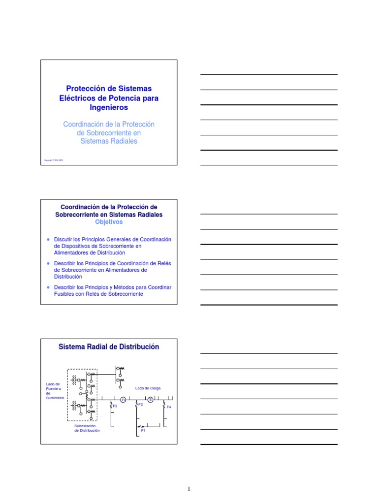 Distribution Feeder Protection Coordination Pdf Relé Poder Física