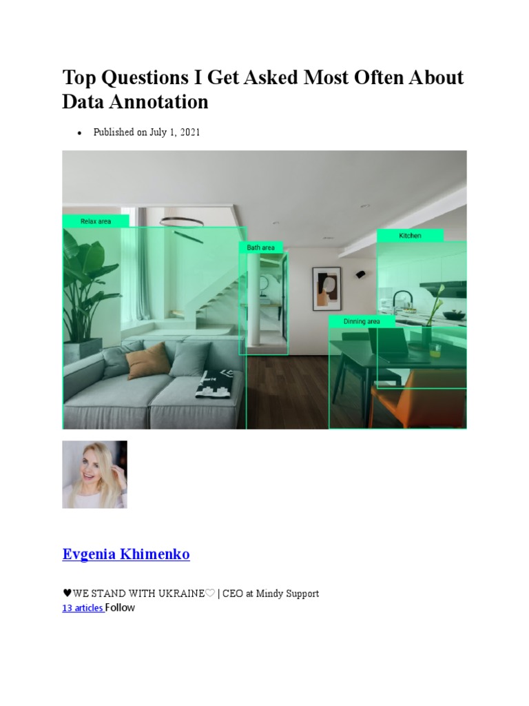 Top Questions I Get Asked Most Often About Data Annotation | PDF | Artificial Intelligence ...