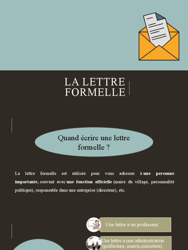 La Lettre Formelle | PDF