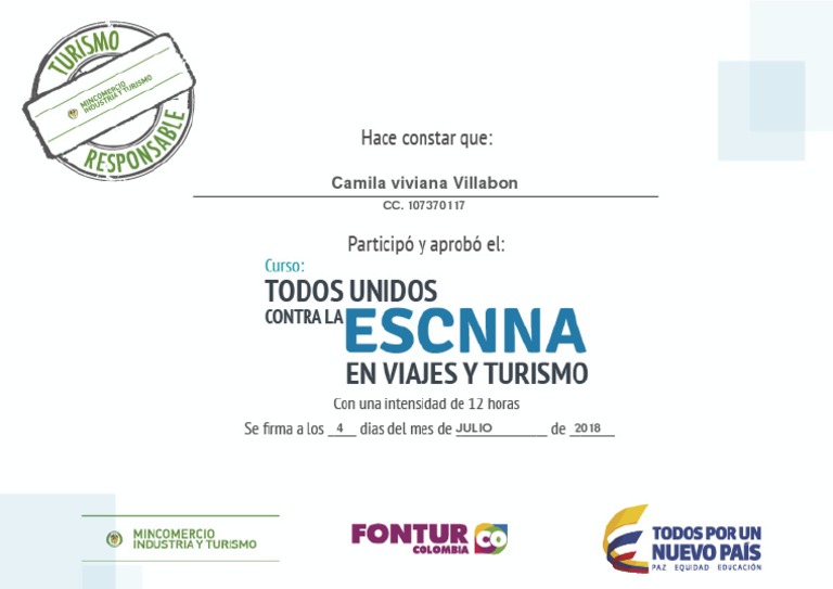 ESCNNA 1 Certificado | PDF