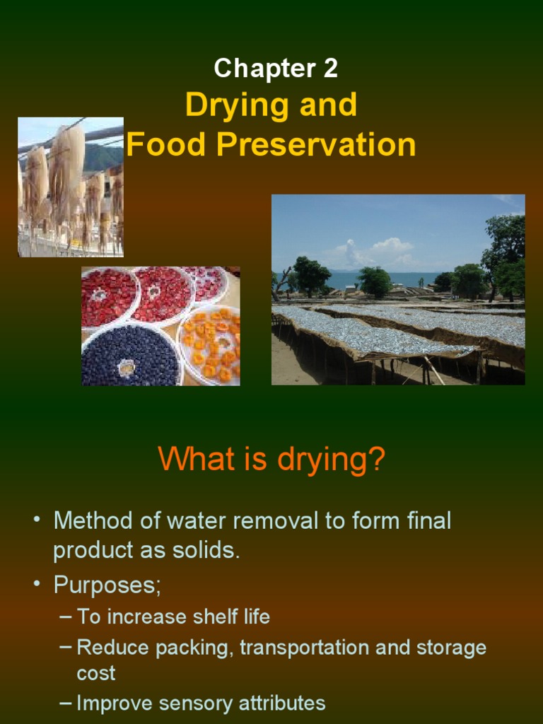 Chapter 2 - Drying | PDF | Sodium Chloride | Water