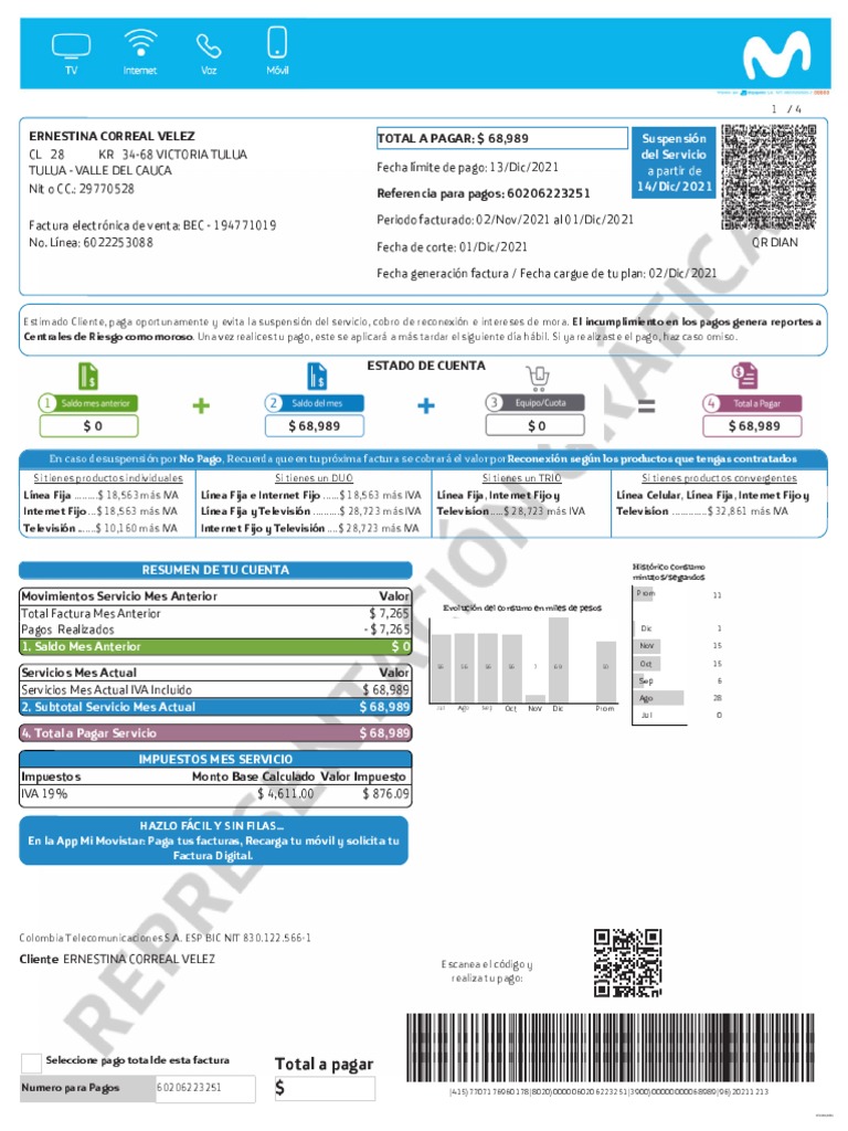 Invoice BEC-194771019 | PDF | Factura | Colombia