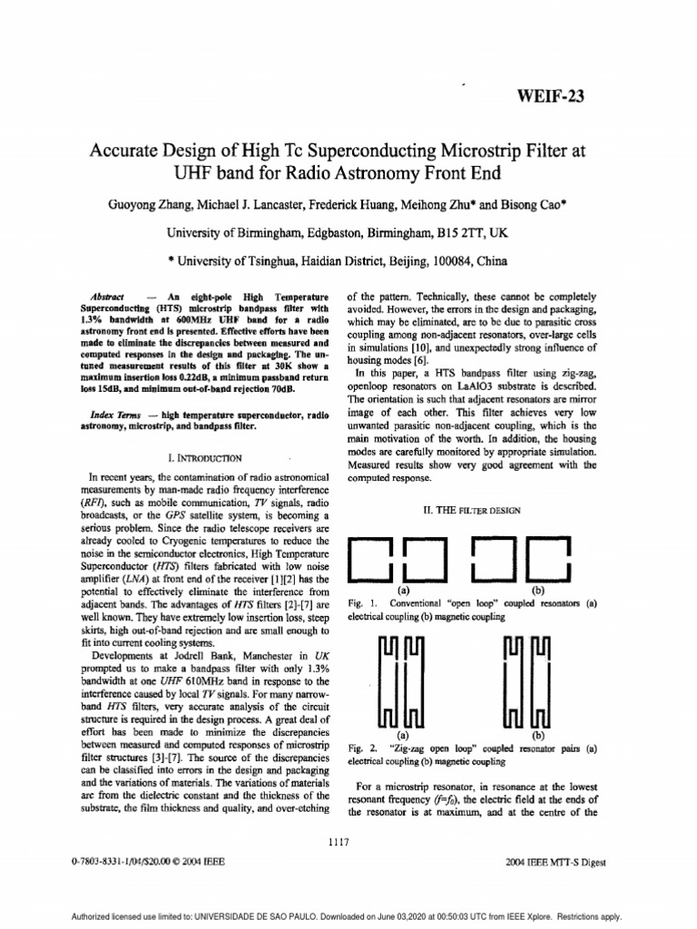 Hts Filter Astronomy | PDF | Filter (Signal Processing) | Electronic Filter Hts Filter Astronomy | PDF | Filter (Signal Processing) | Electronic Filter