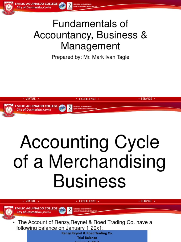 FABM 2 Activity 1 Merch | PDF | Accounts Payable | Quality Management ...