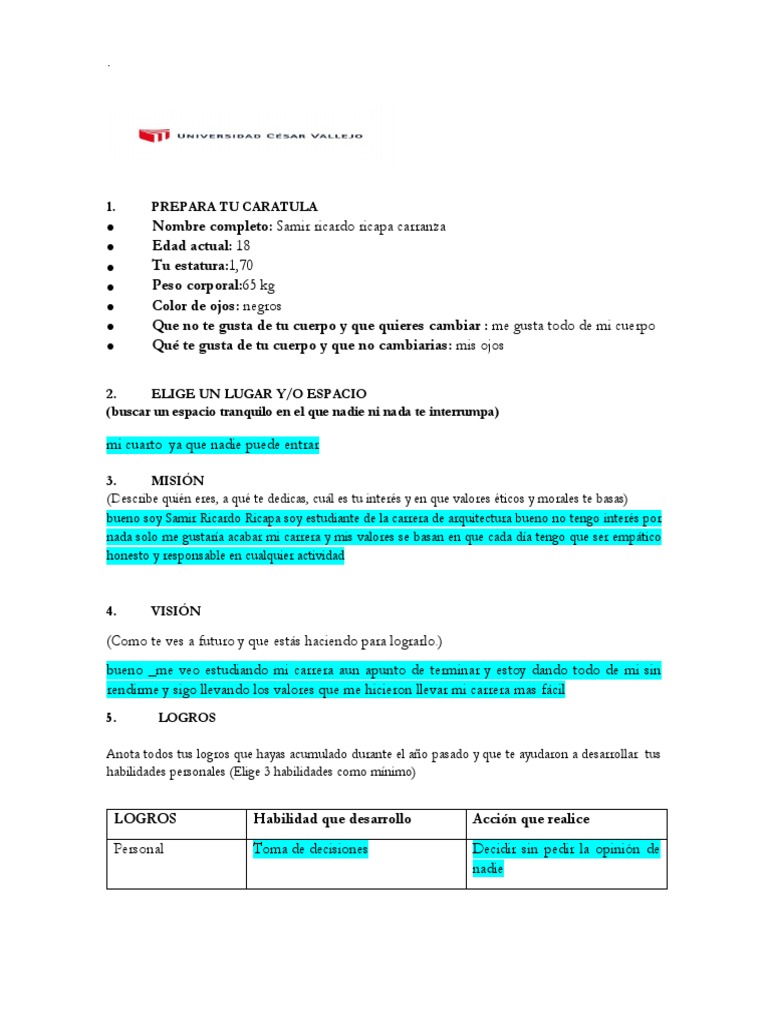Guía de Autoanalisis 3 | PDF | Sicología | Ciencia cognitiva