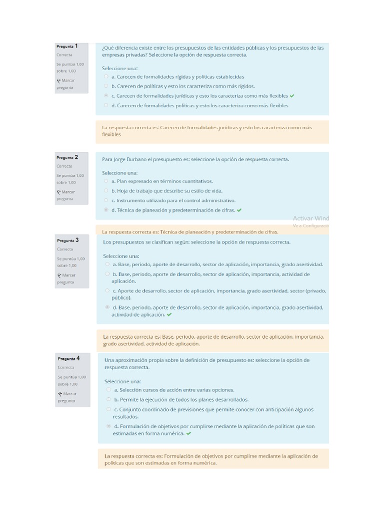 Cuestionario 1 | PDF