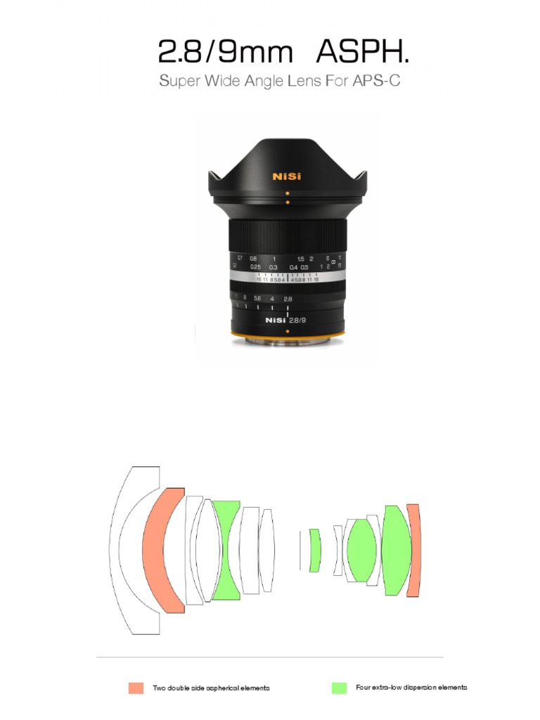NiSi 9mm f/2.8 APS-C Mirrorless Lens | PDF | Home & Garden | Science ...
