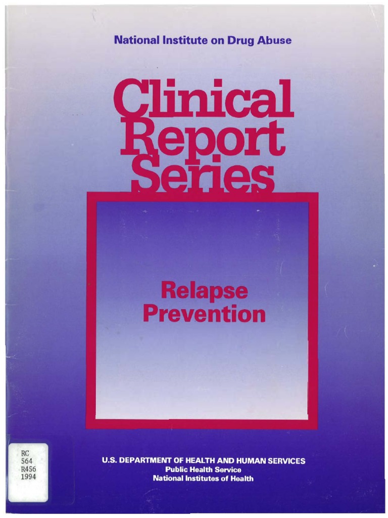 Relapse Prevention - NIDA Clinical Report Series | PDF