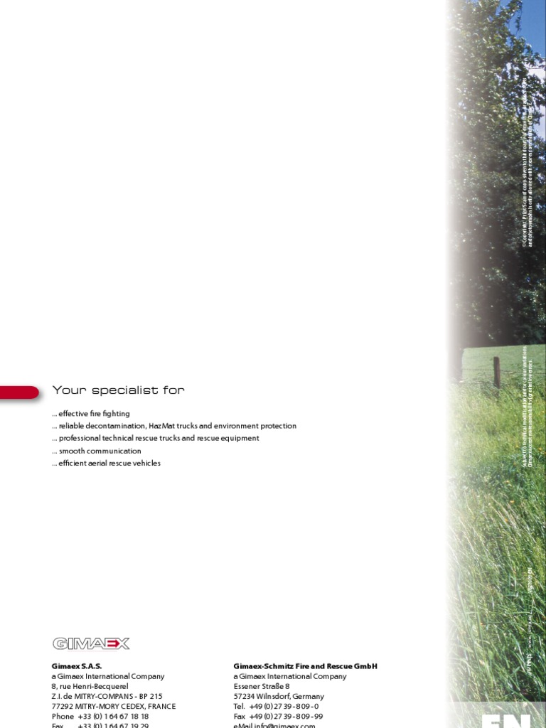 Your Specialist For: Gimaex S.A.S. Gimaex-Schmitz Fire and Rescue GMBH ...