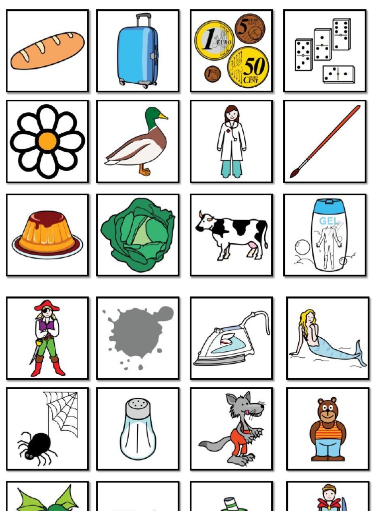 Palabras Monosílabas, Bisílabas y Trisílabas | PDF