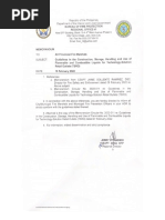 1 TSRO Memo Dated 08 Feb 2022 Re Guidelines in The Construction Storage ...
